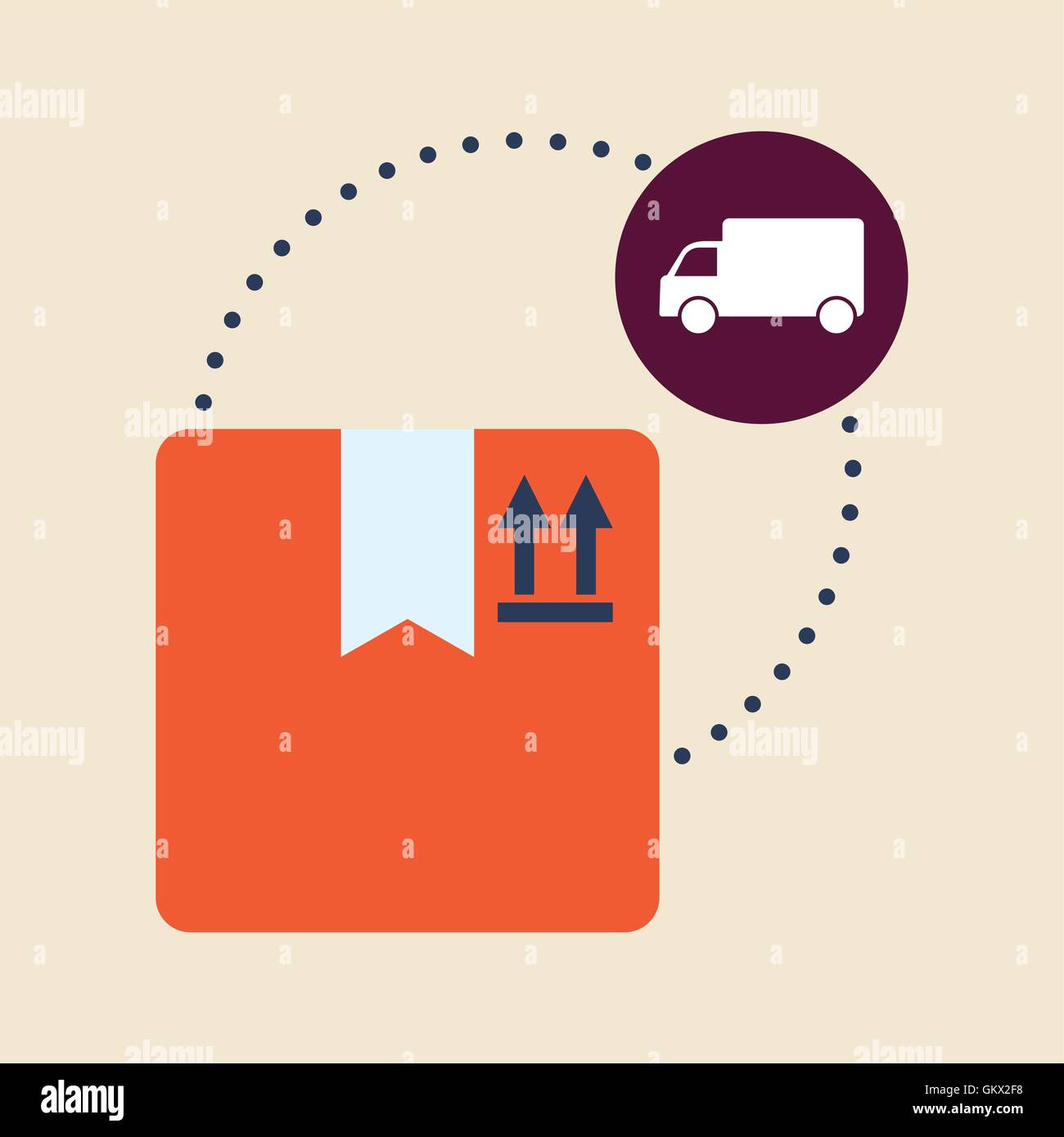 Delivery design. Shopping icon. White background , vector Stock Vector ...