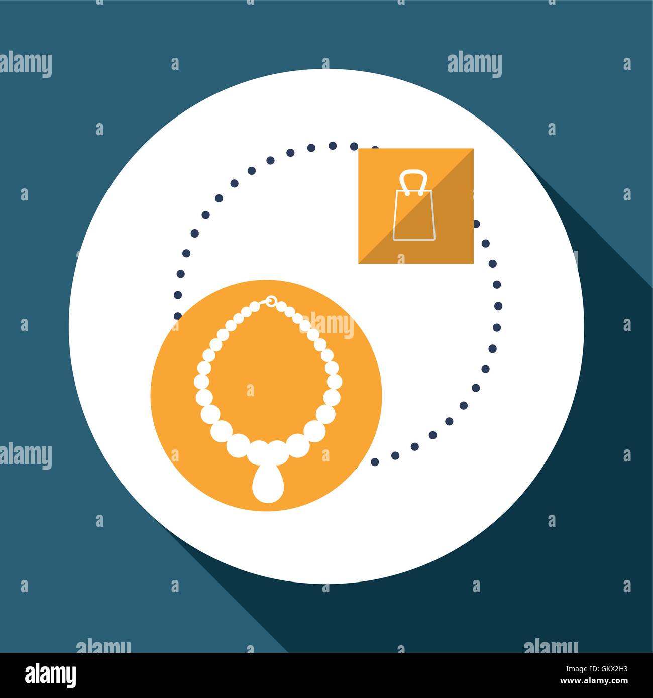 Sales and retail design. Shopping icon. White background , vector Stock ...