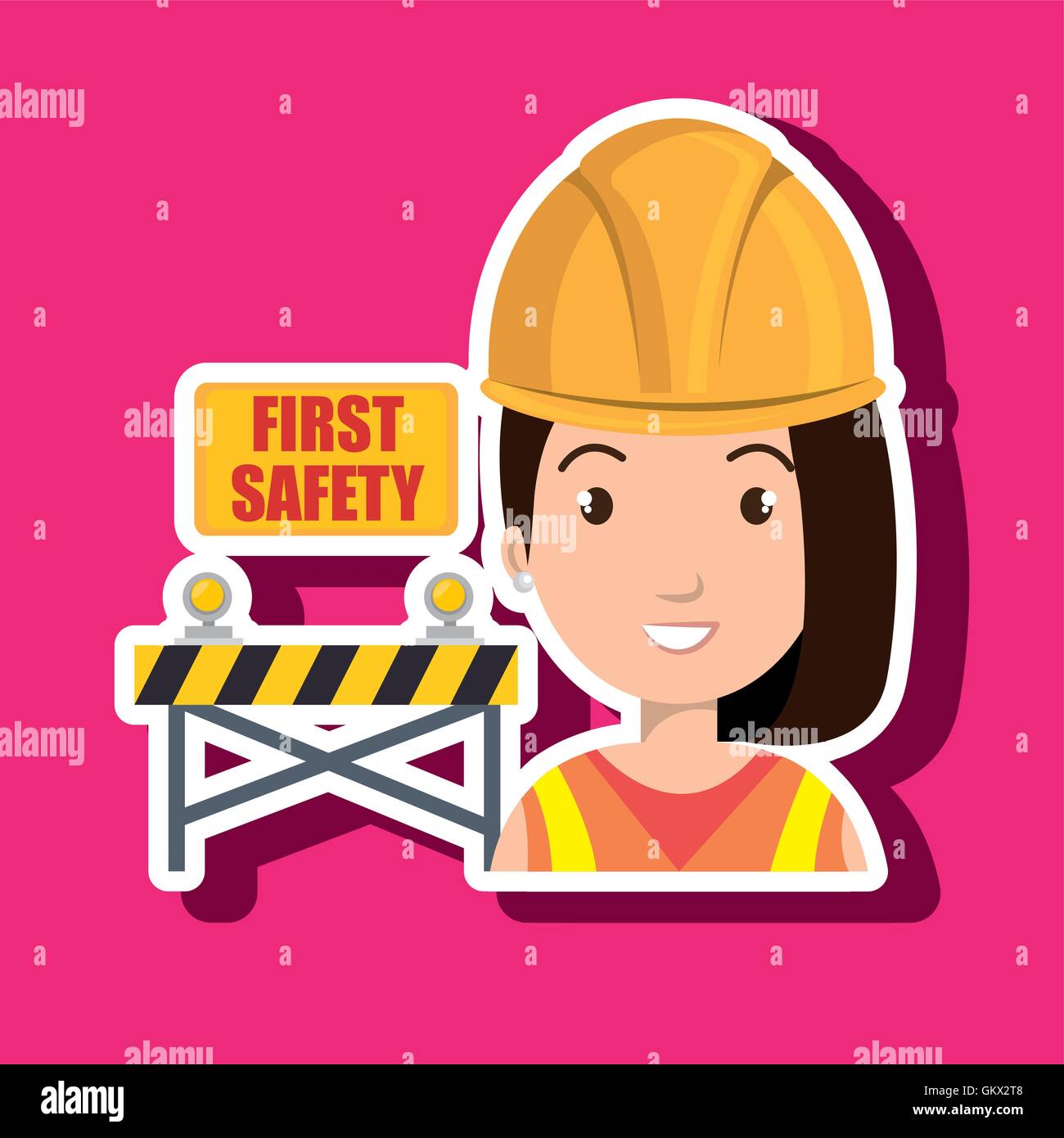 first safety worker icon Stock Vector Image & Art - Alamy
