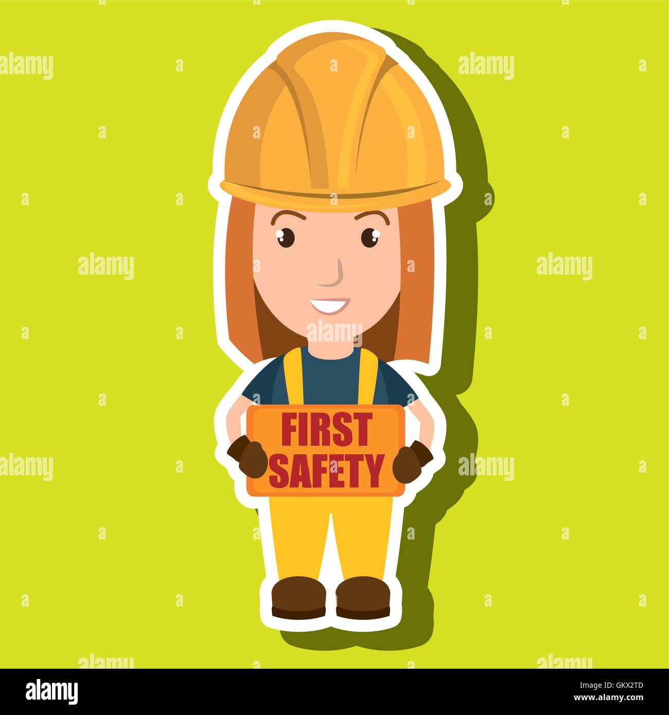 first safety worker icon Stock Vector Image & Art - Alamy