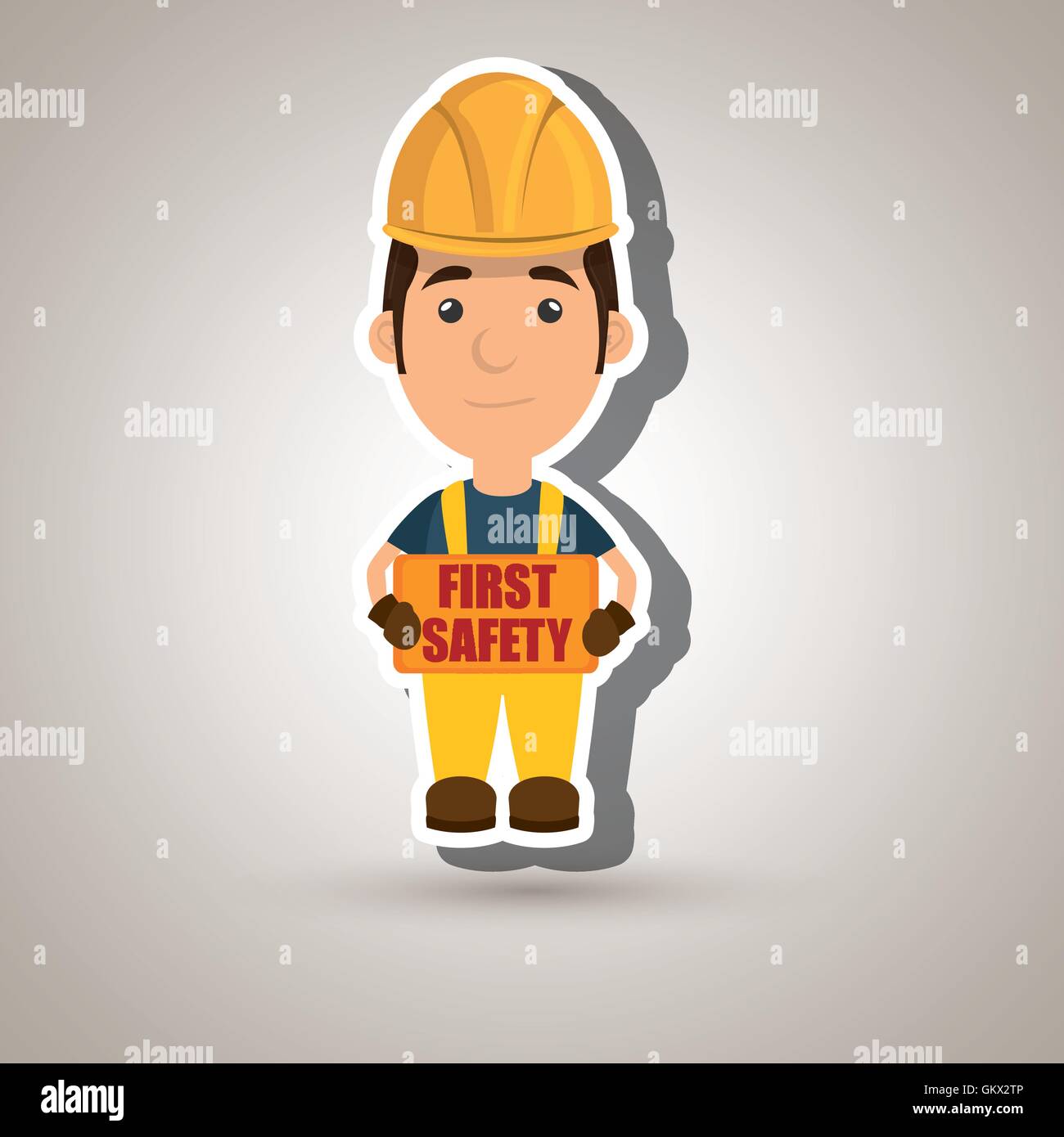 first safety worker icon Stock Vector Image & Art - Alamy