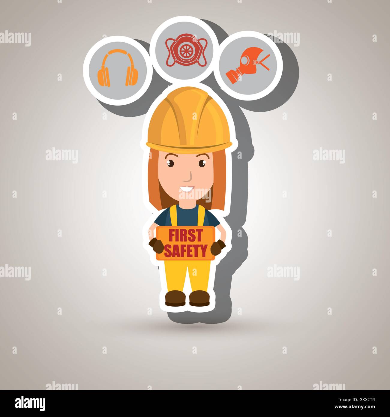 first safety worker icon Stock Vector Image & Art - Alamy