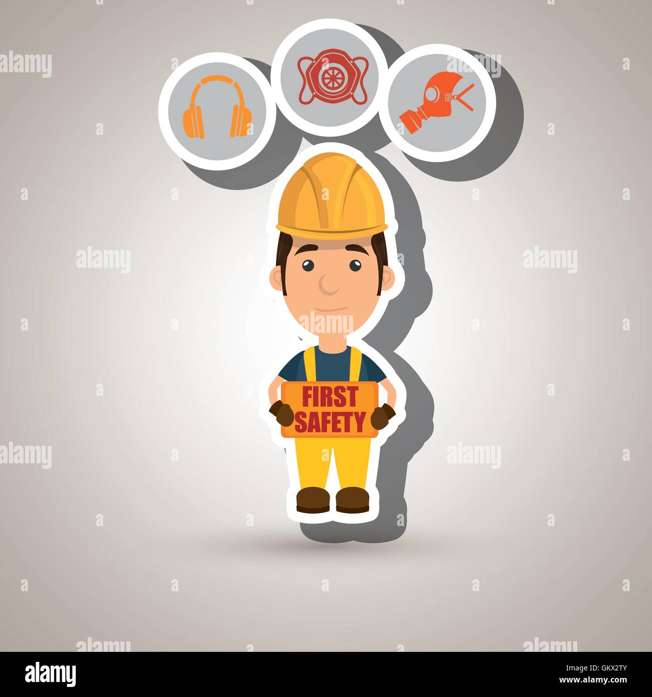 first safety worker icon Stock Vector Image & Art - Alamy