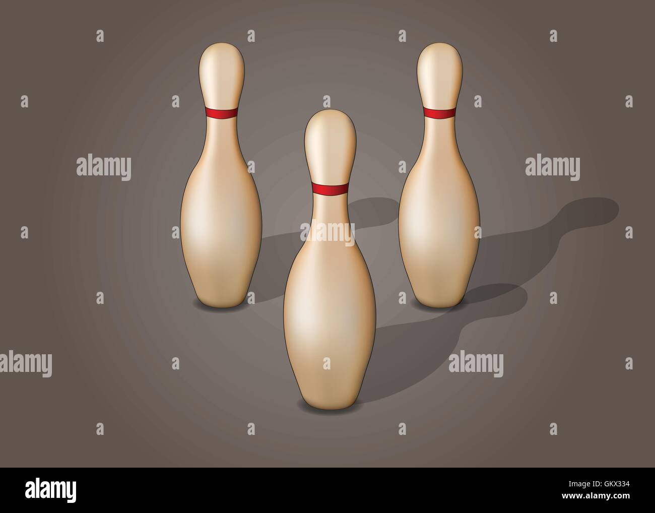 One bowling pin background bowling Stock Vector Images - Alamy