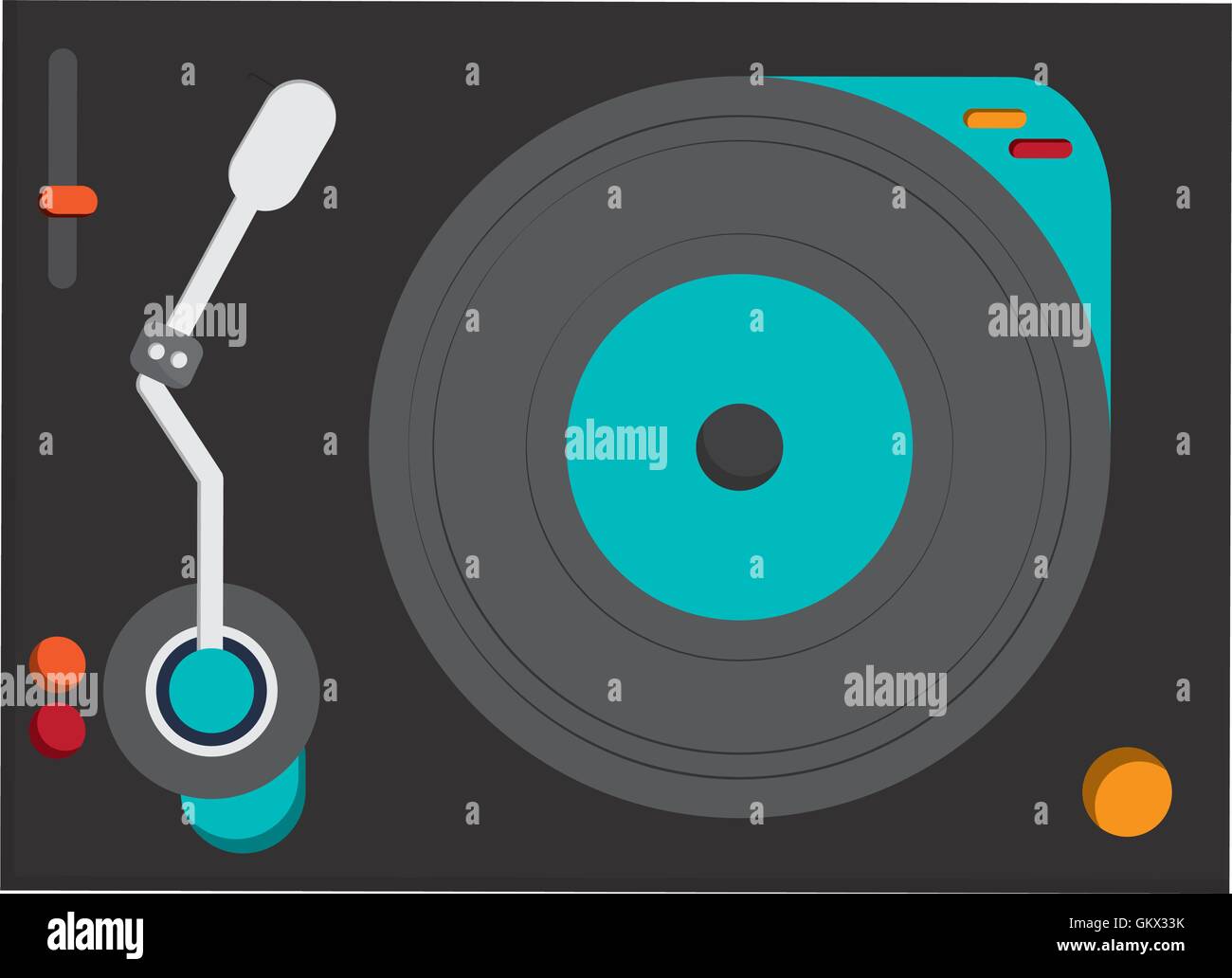 small turntable icon Stock Vector Image & Art - Alamy