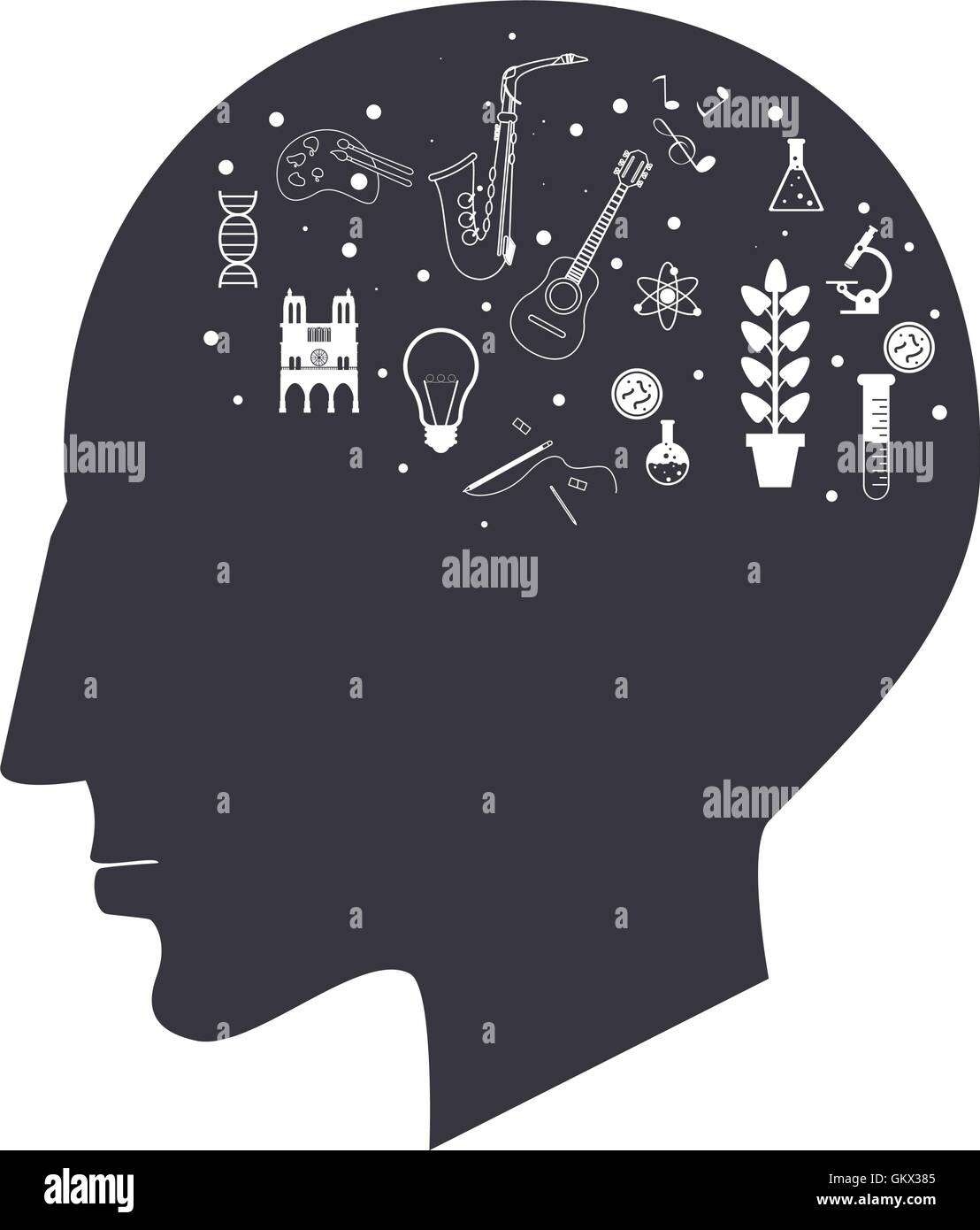 head creativity icon Stock Vector Image & Art - Alamy