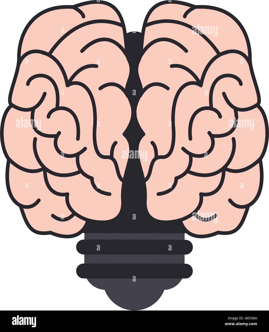 brain and lightbulb icon Stock Vector Image & Art - Alamy