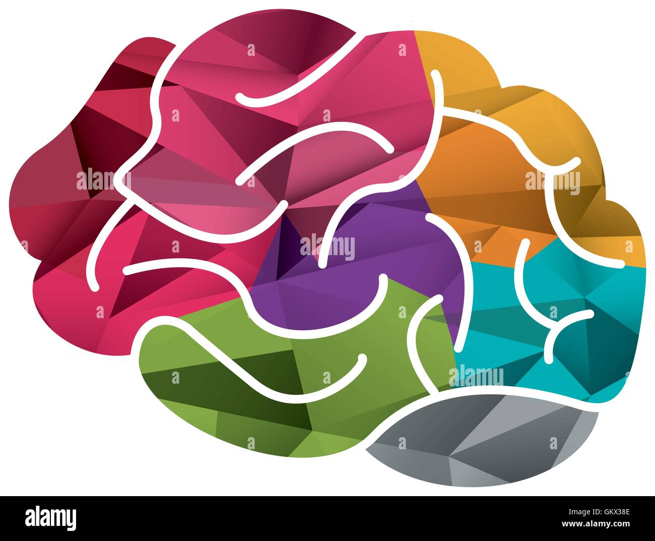 colorful human head icon Stock Vector Image & Art - Alamy