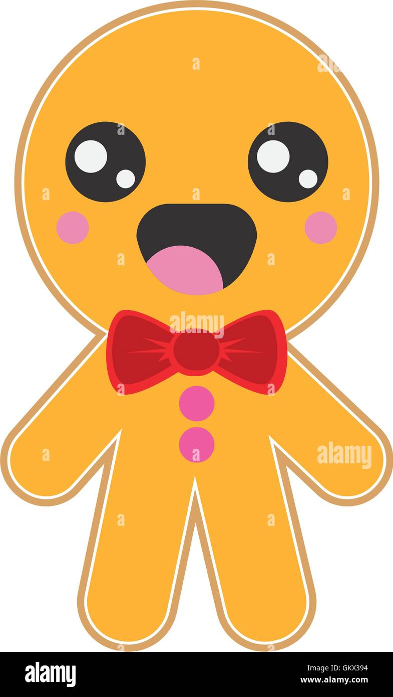 Gingerbread with eyes Stock Vector Images - Alamy