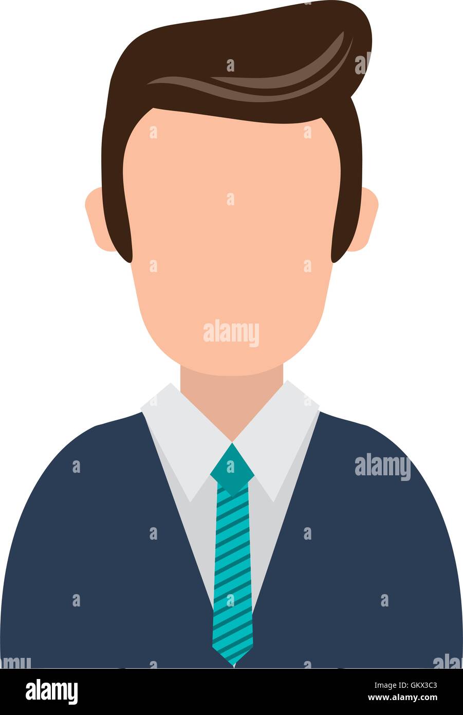 faceless businessman icon Stock Vector Image & Art - Alamy