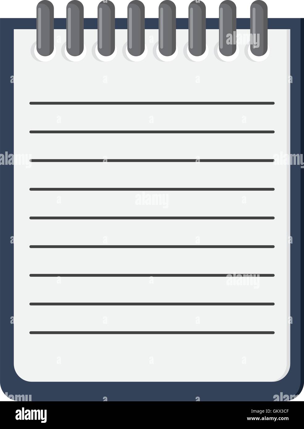 blank notepad icon Stock Vector Image & Art - Alamy