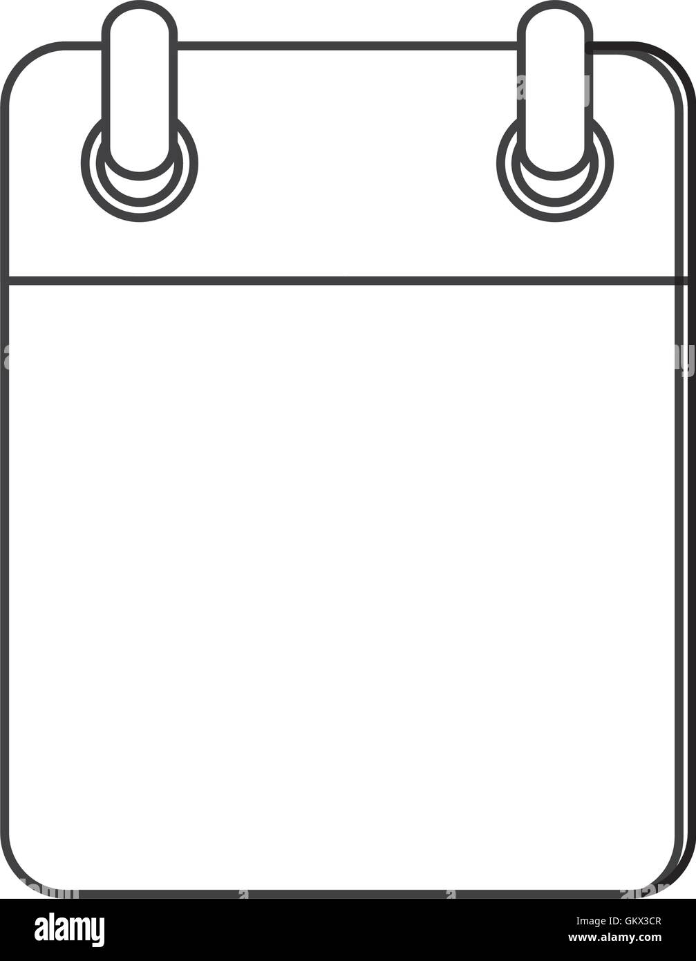 blank notepad icon Stock Vector Image & Art - Alamy