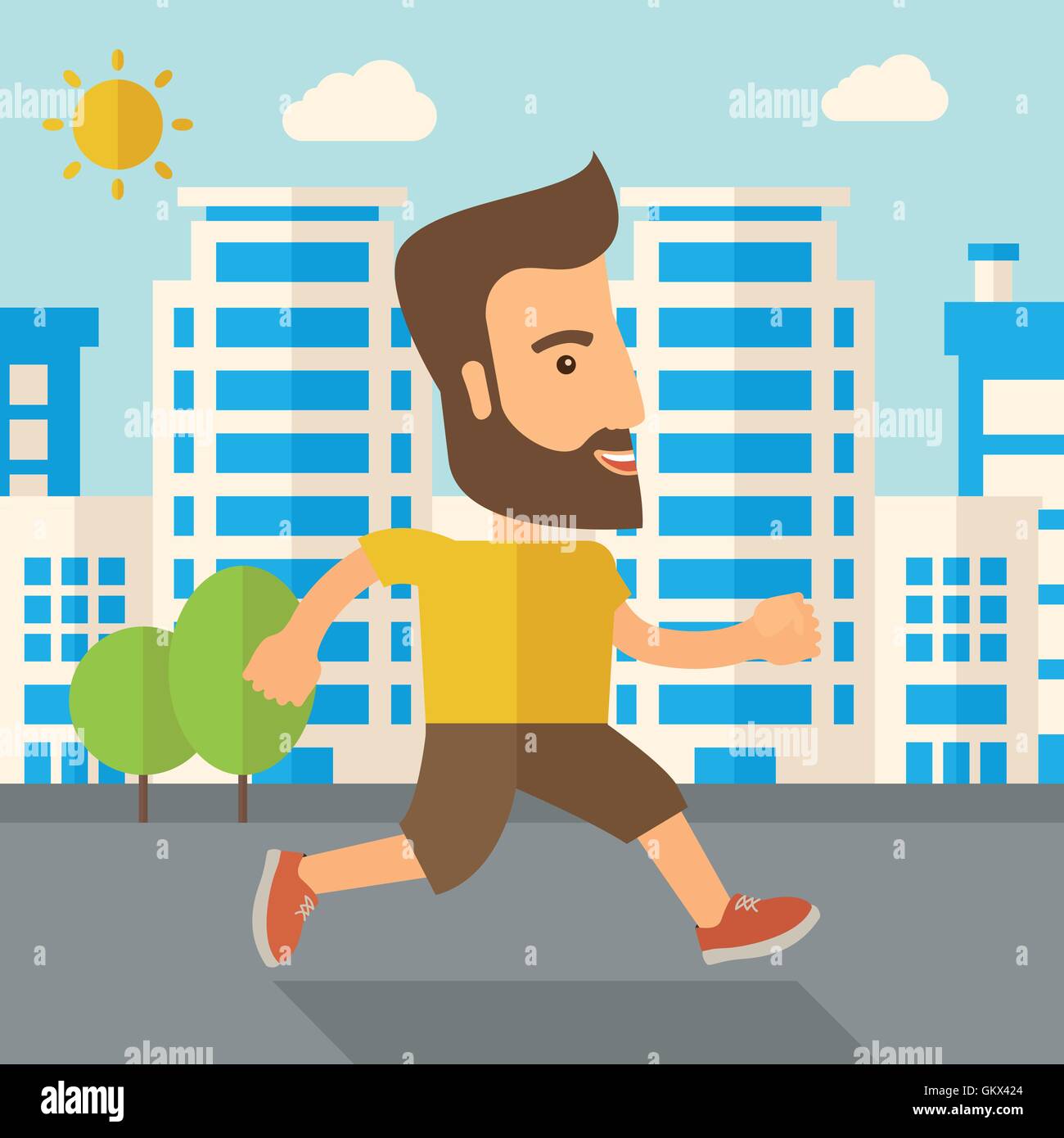 Teen summer heat Stock Vector Images - Alamy