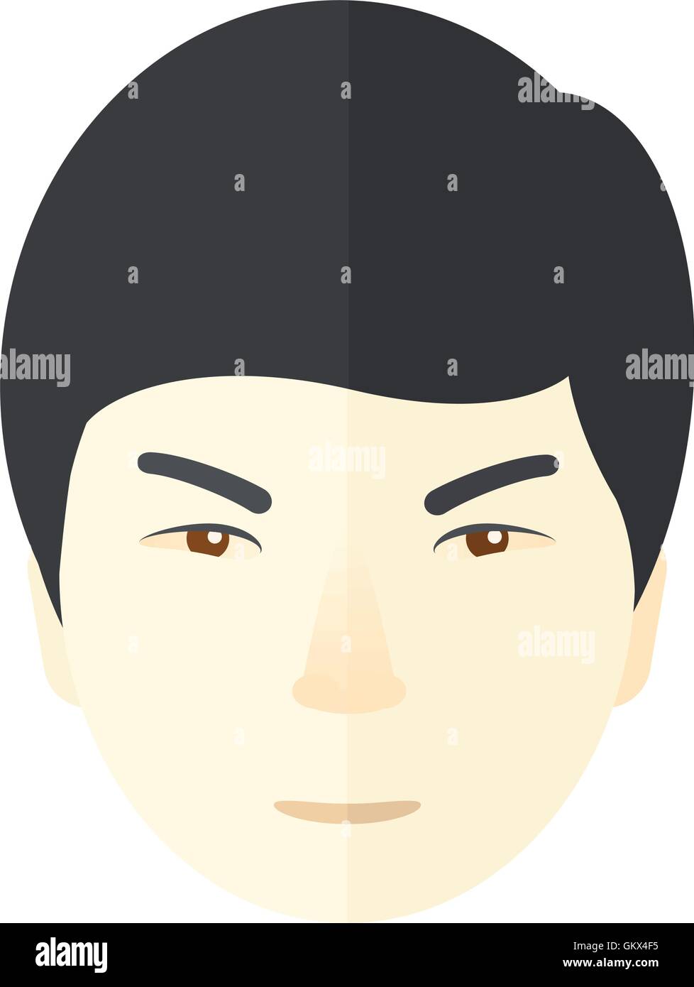Angry japanese guy Stock Vector Image & Art - Alamy