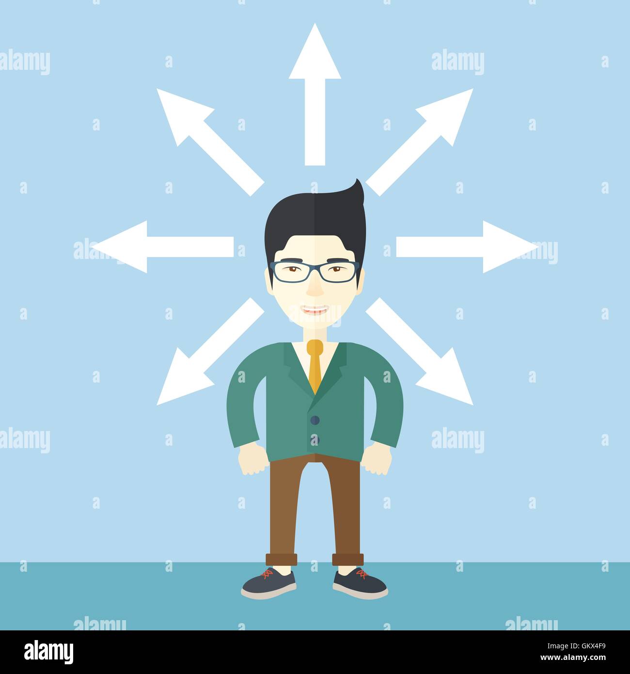 Arrows confusing confusion hi-res stock photography and images - Alamy