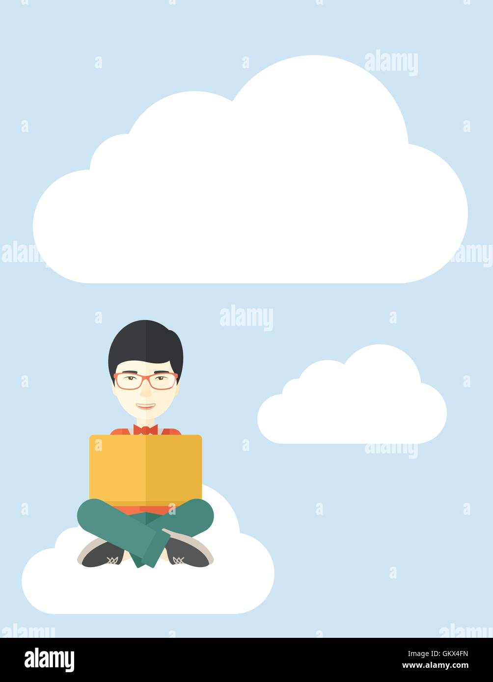 Chinese guy reading a book Stock Vector Image & Art - Alamy