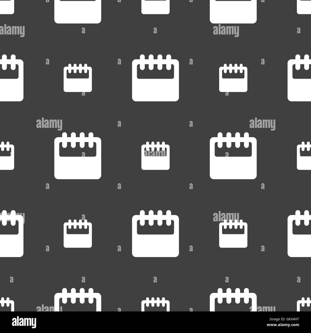 Blank notepad on desktop Stock Vector Images - Alamy