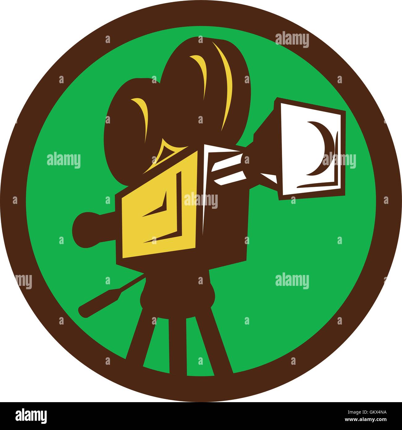 Vintage Film Camera Circle Retro Stock Vector Image & Art - Alamy