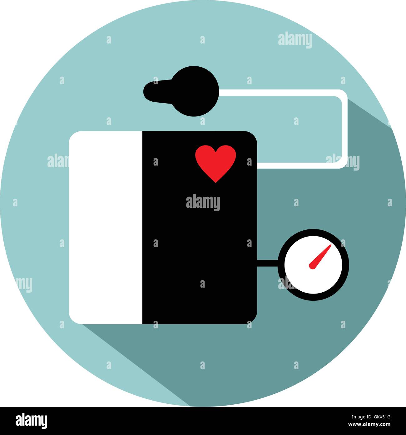 Sphygmomanometer background Stock Vector Images - Alamy