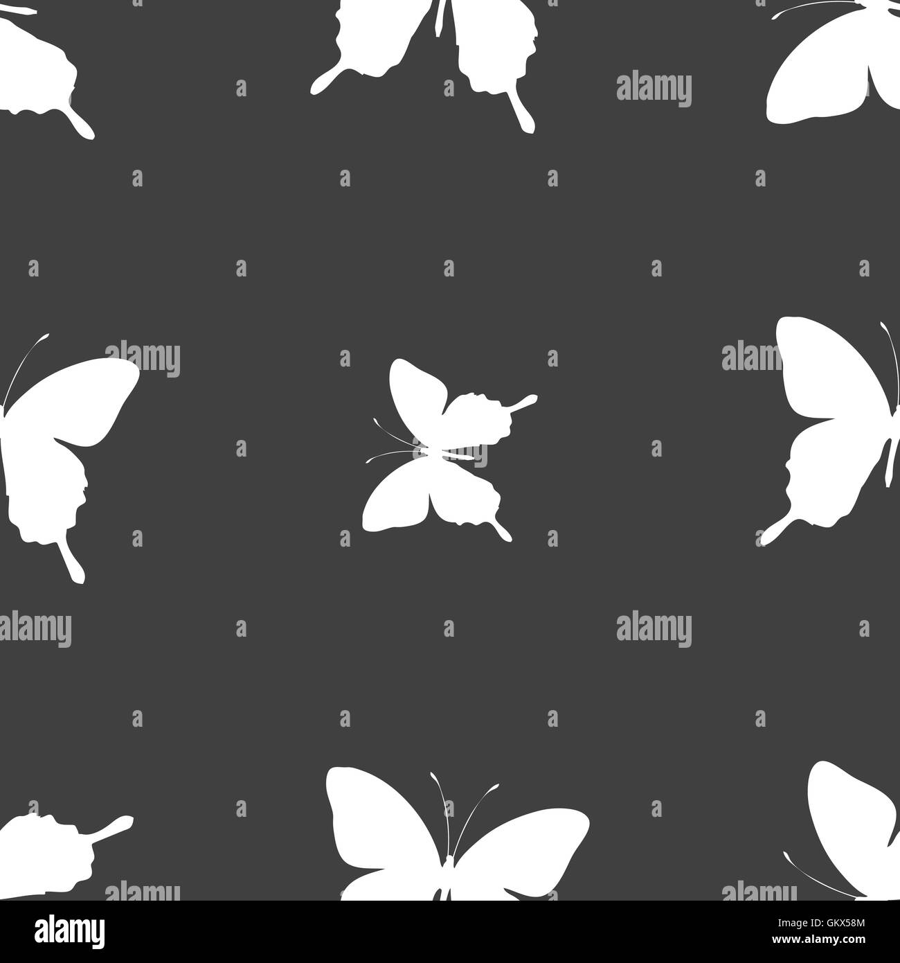 Butterfly clip art Black and White Stock Photos & Images - Alamy