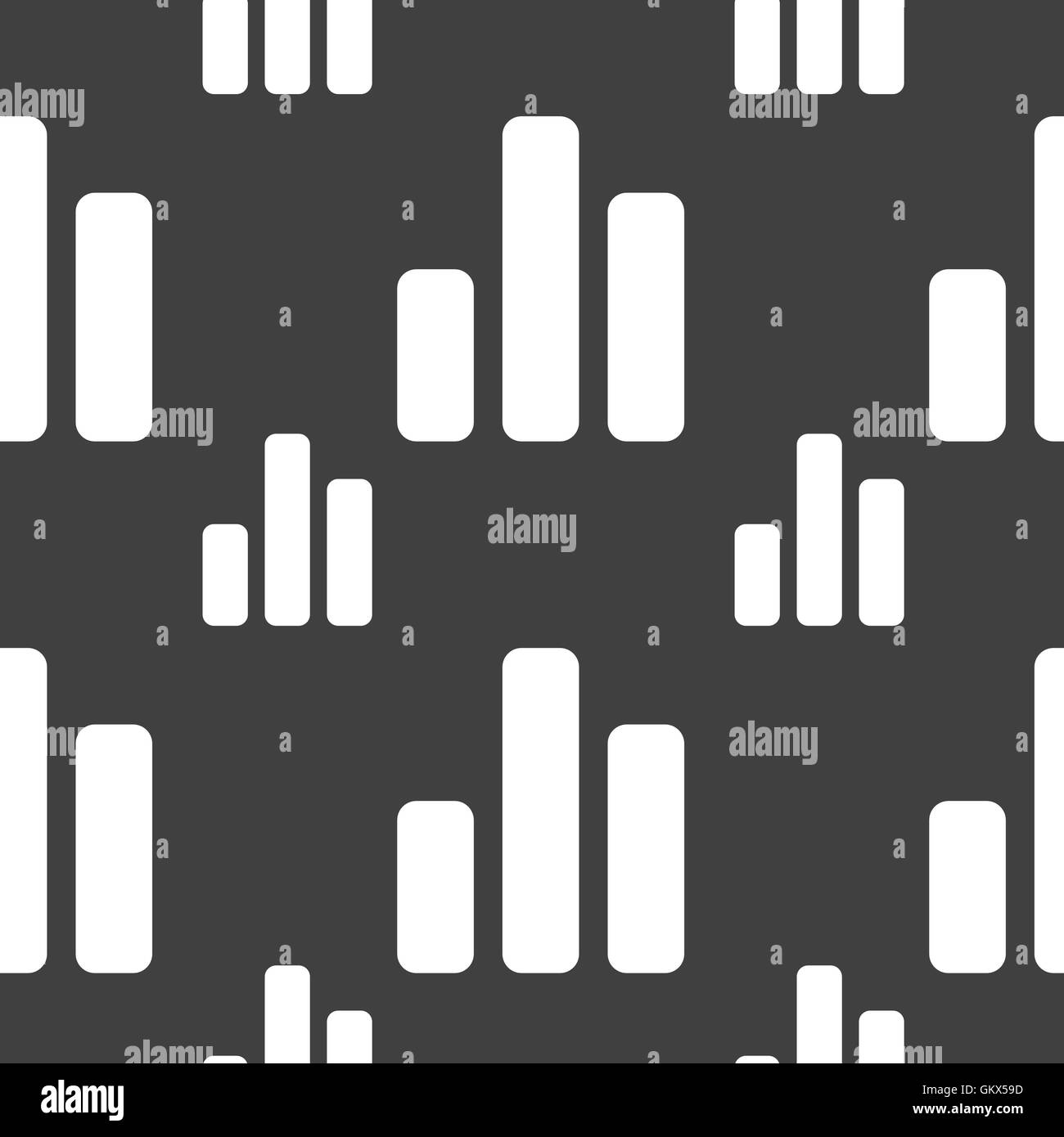Growth and development concept. graph of Rate icon sign. Seamless ...