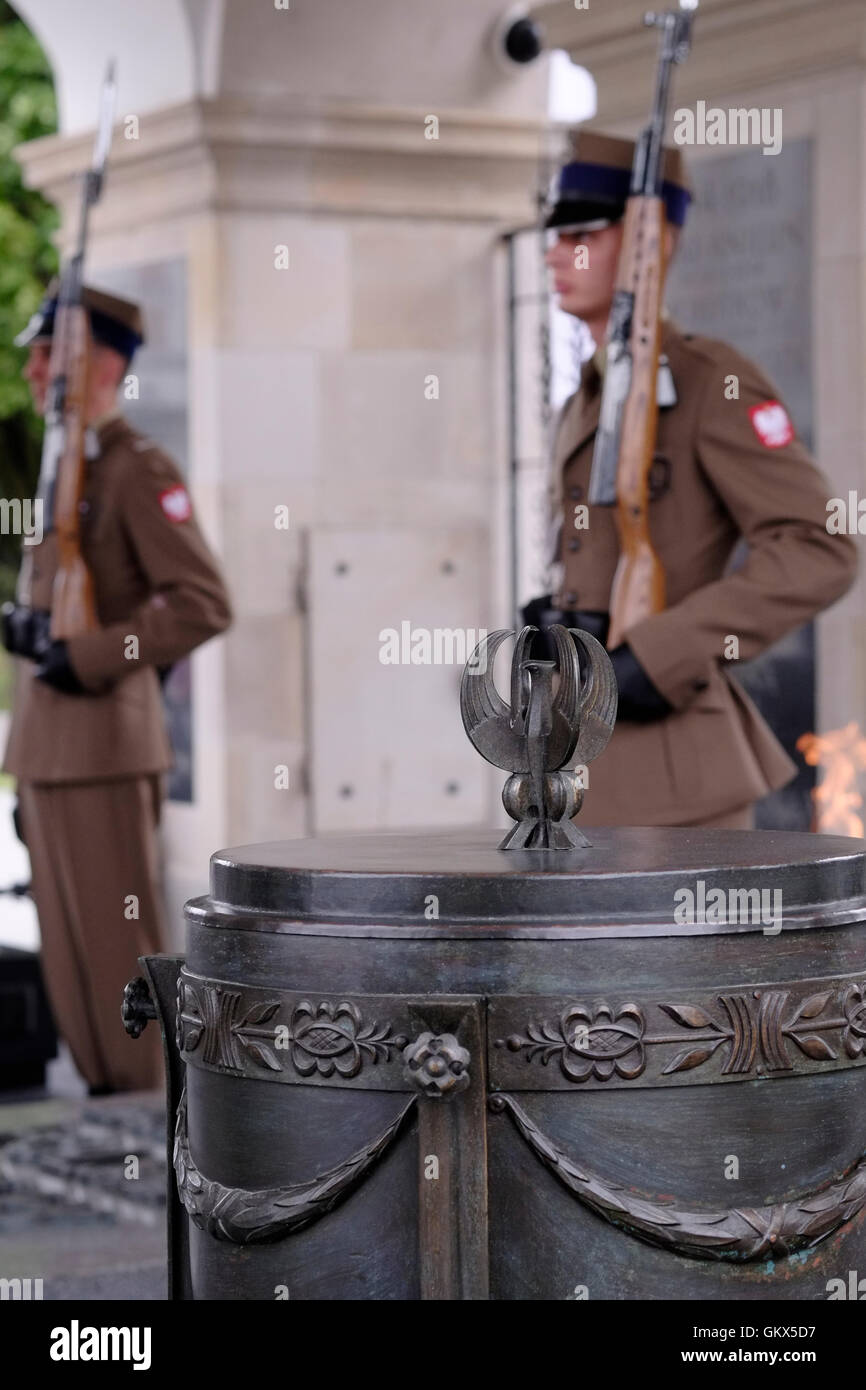 Armed soldiers of the Representative Honor Guard Regiment of the Polish ...