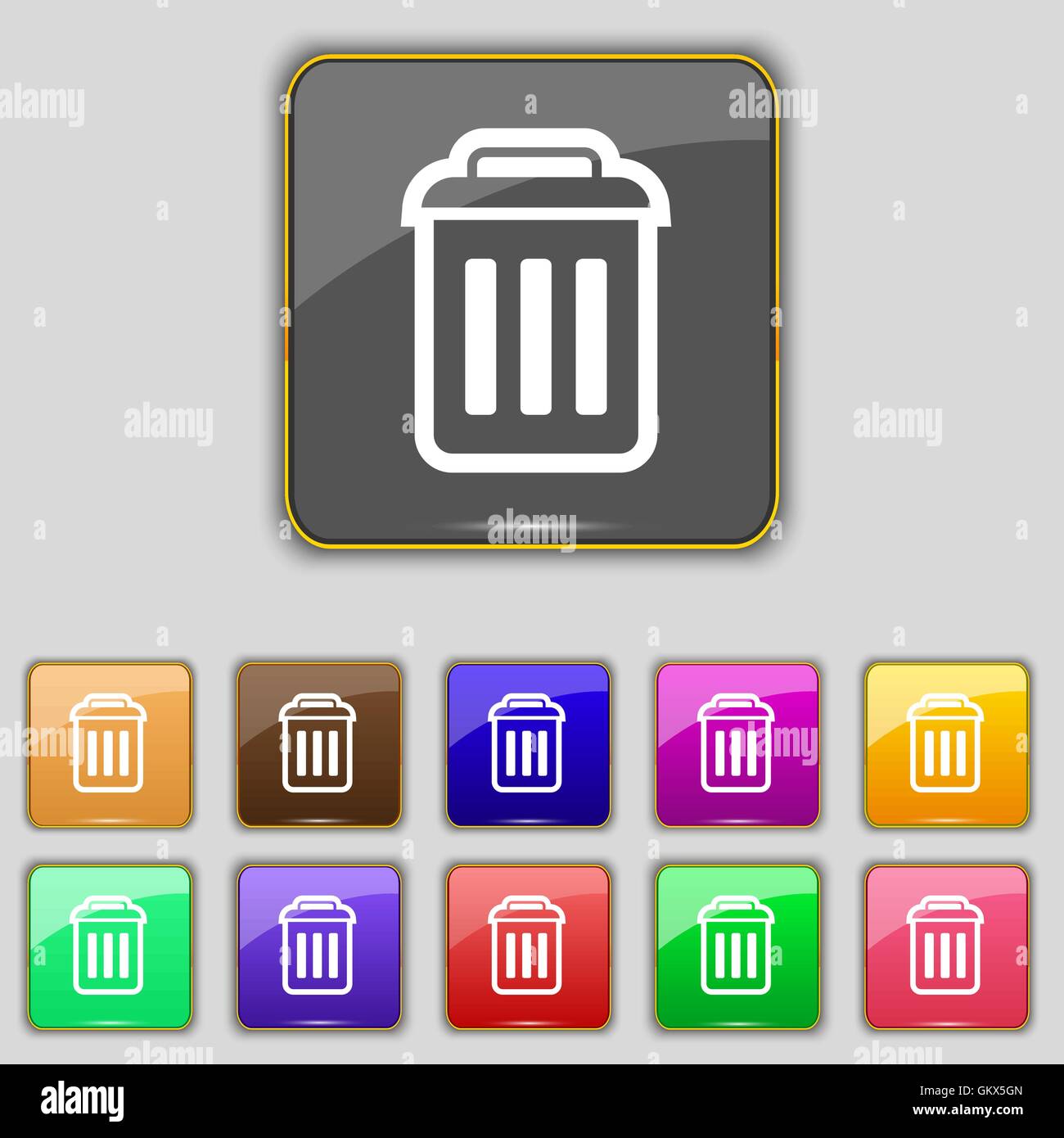 Waste recycling site Stock Vector Images - Alamy