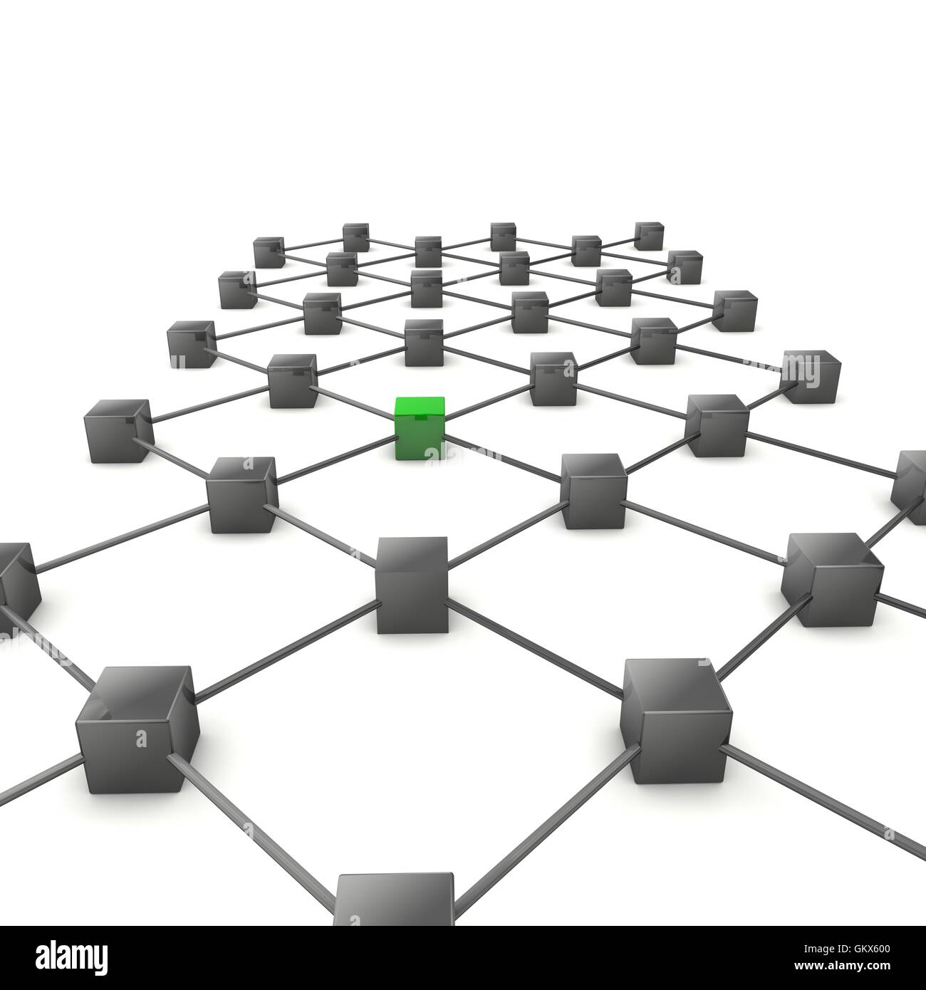 3D ball grid Stock Photo - Alamy