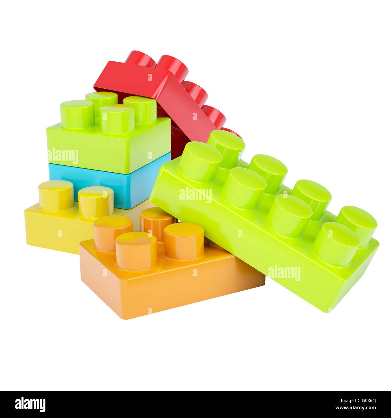 Box of bricks Stock Photo - Alamy
