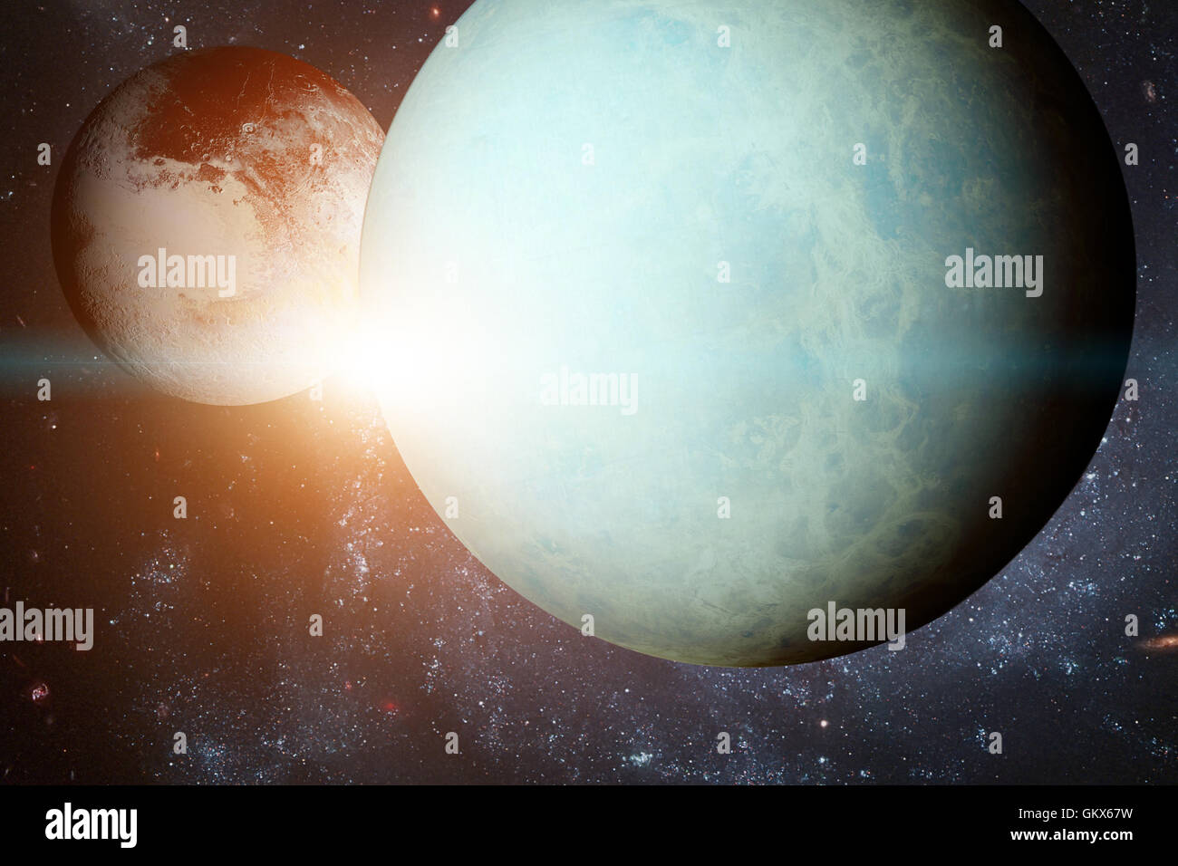 Tau Ceti Planets Moons