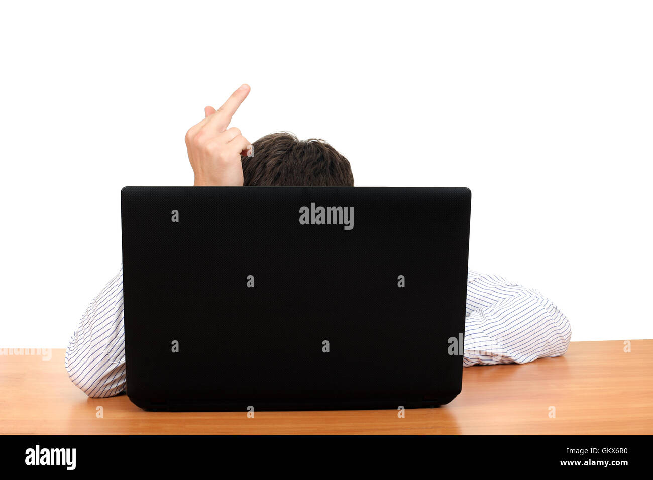 Middle finger up hi-res stock photography and images - Alamy