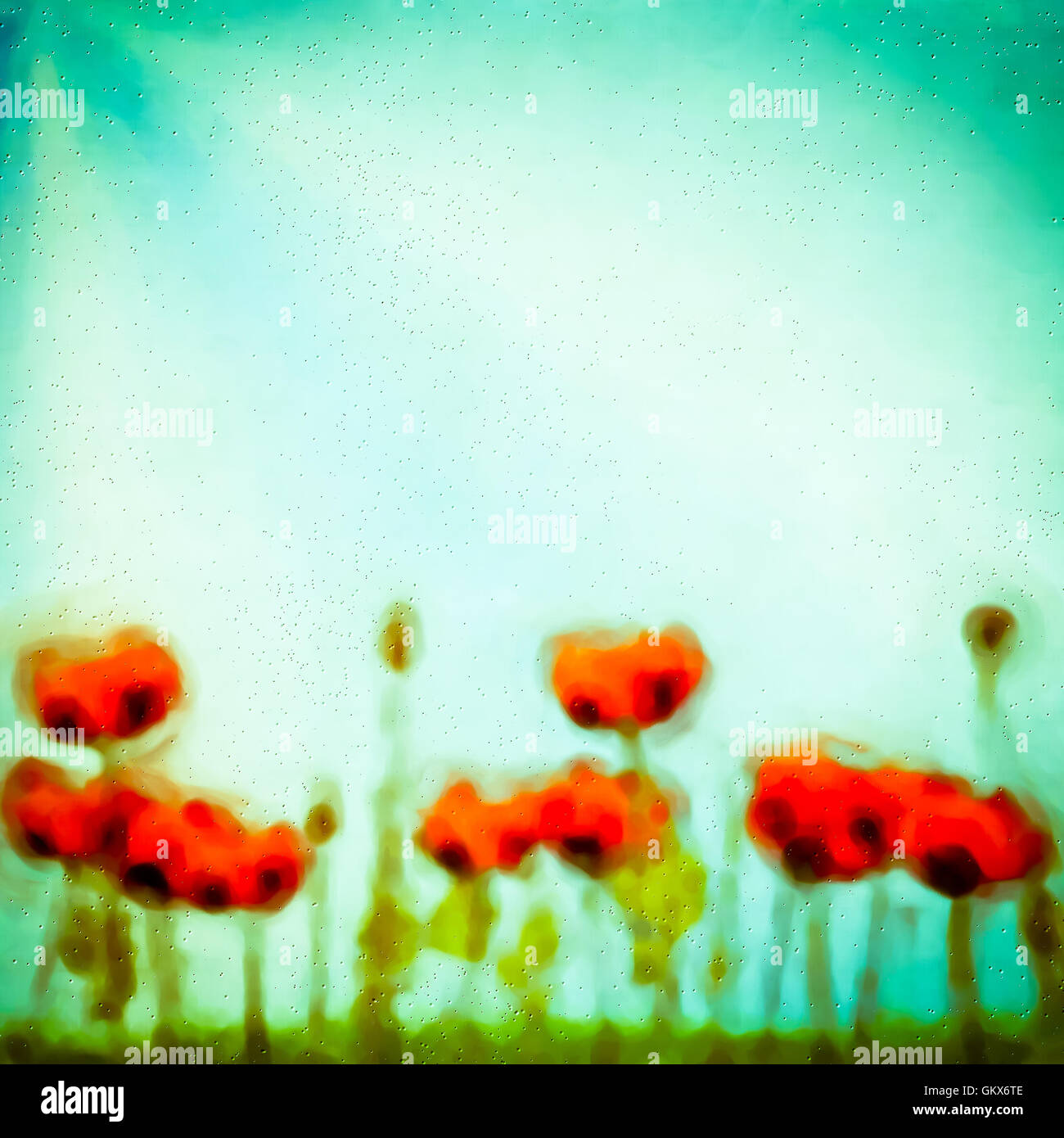 Abstract poppies hi-res stock photography and images - Alamy