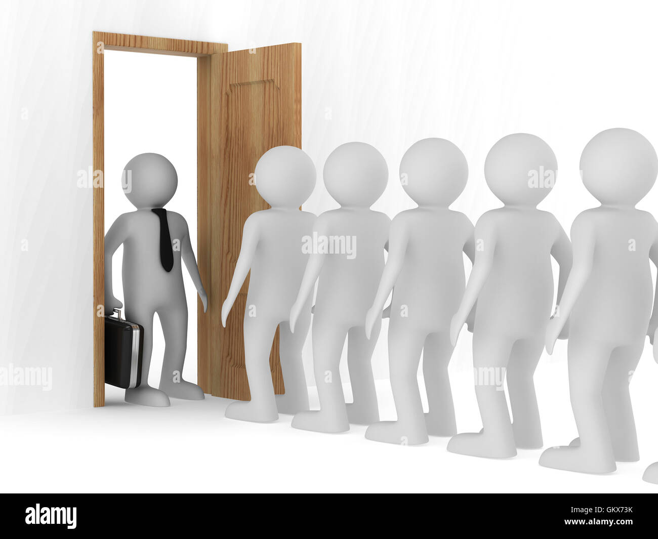 People queue enter open hi-res stock photography and images - Alamy