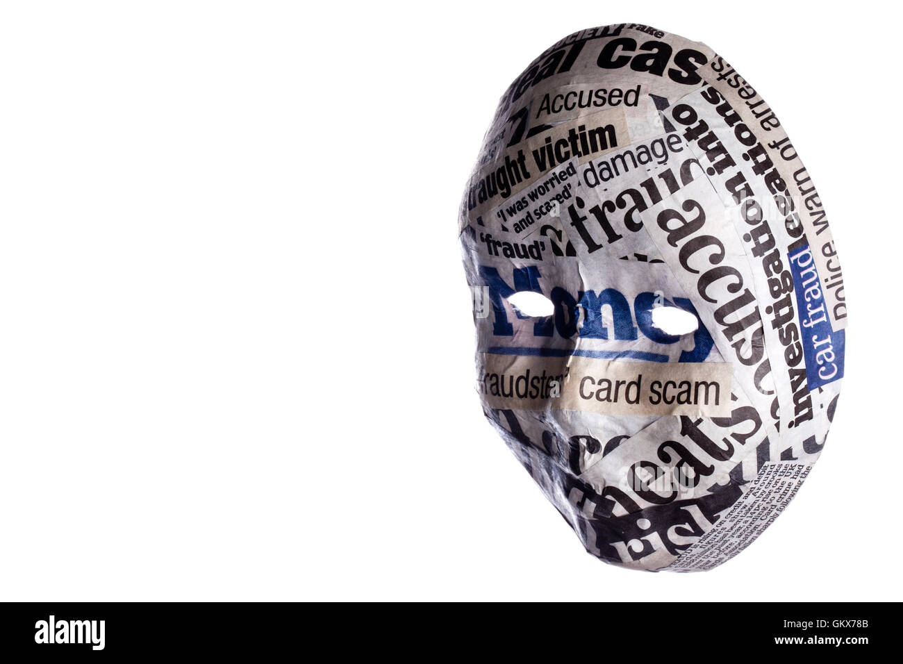 Identity fraud concept mask Stock Photo - Alamy