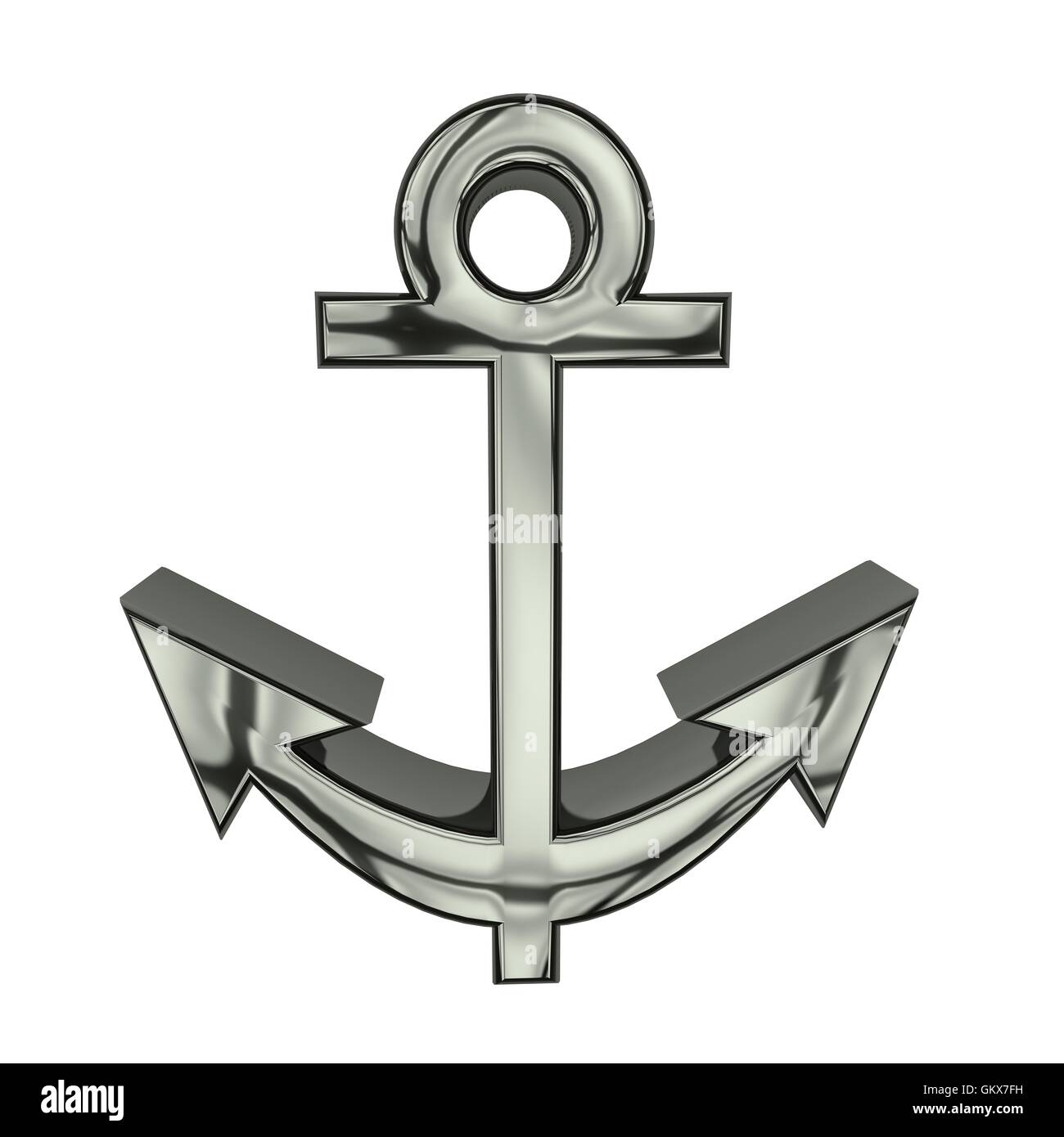 3d illustration anchor Stock Photo - Alamy