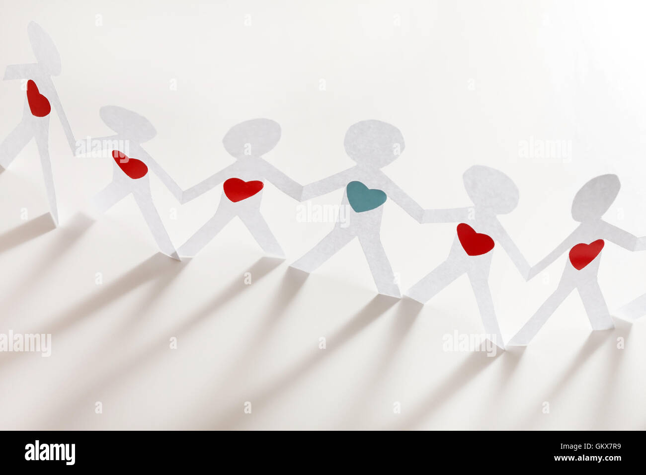 paper man team Stock Photo - Alamy