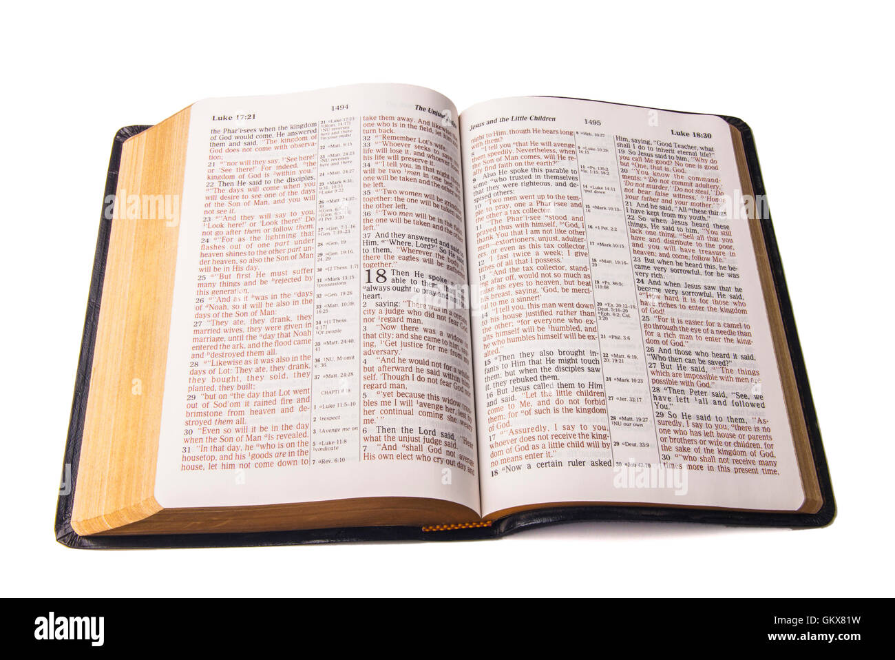 Open bible Stock Photo - Alamy
