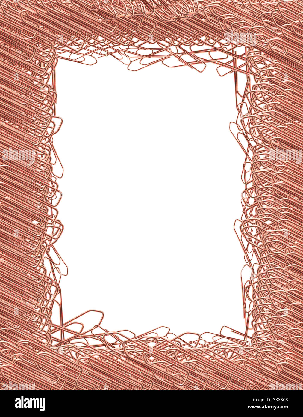 Paper Clip Frame Stock Photo - Alamy