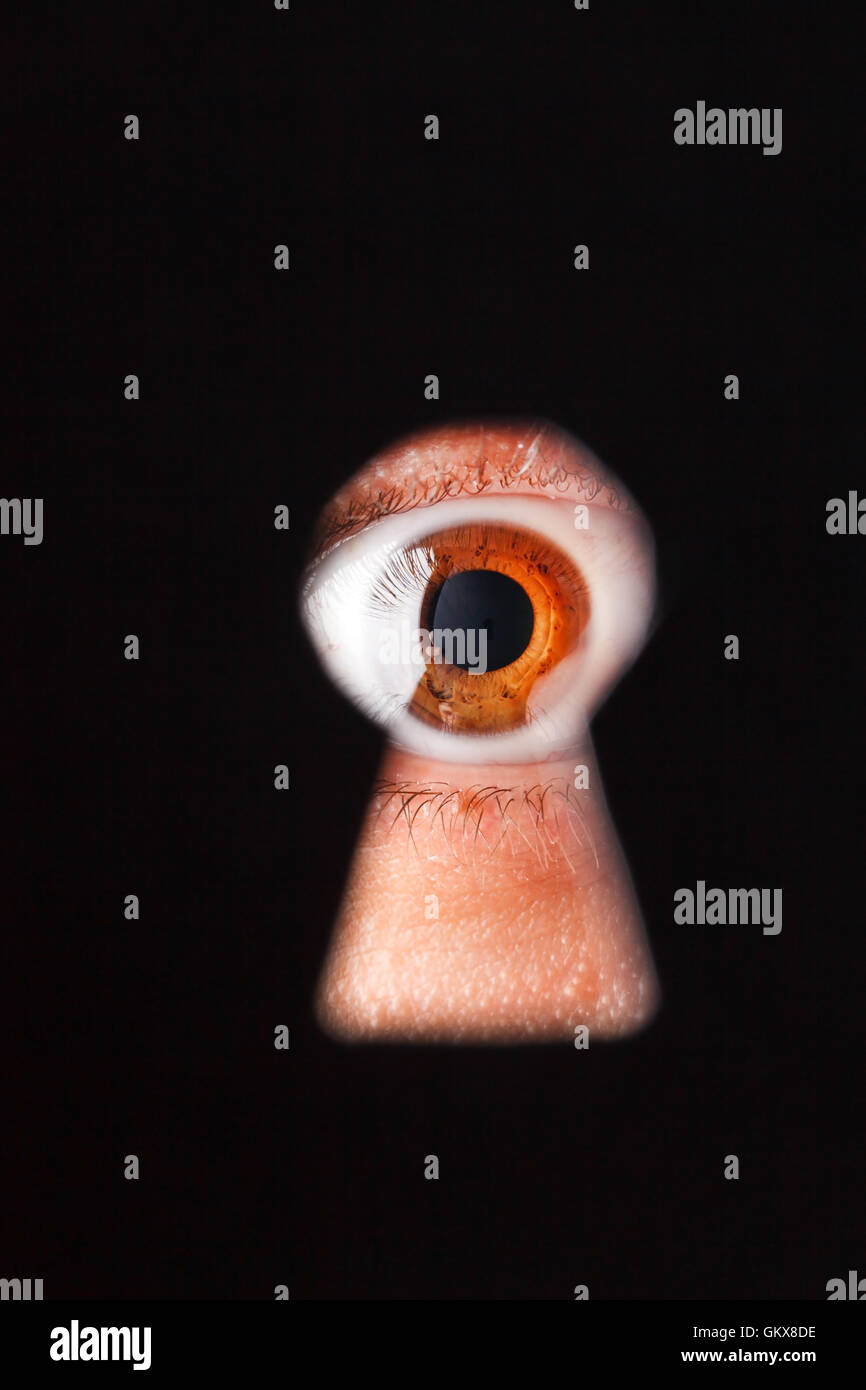 Looking Through A Keyhole High Resolution Stock Photography and Images ...
