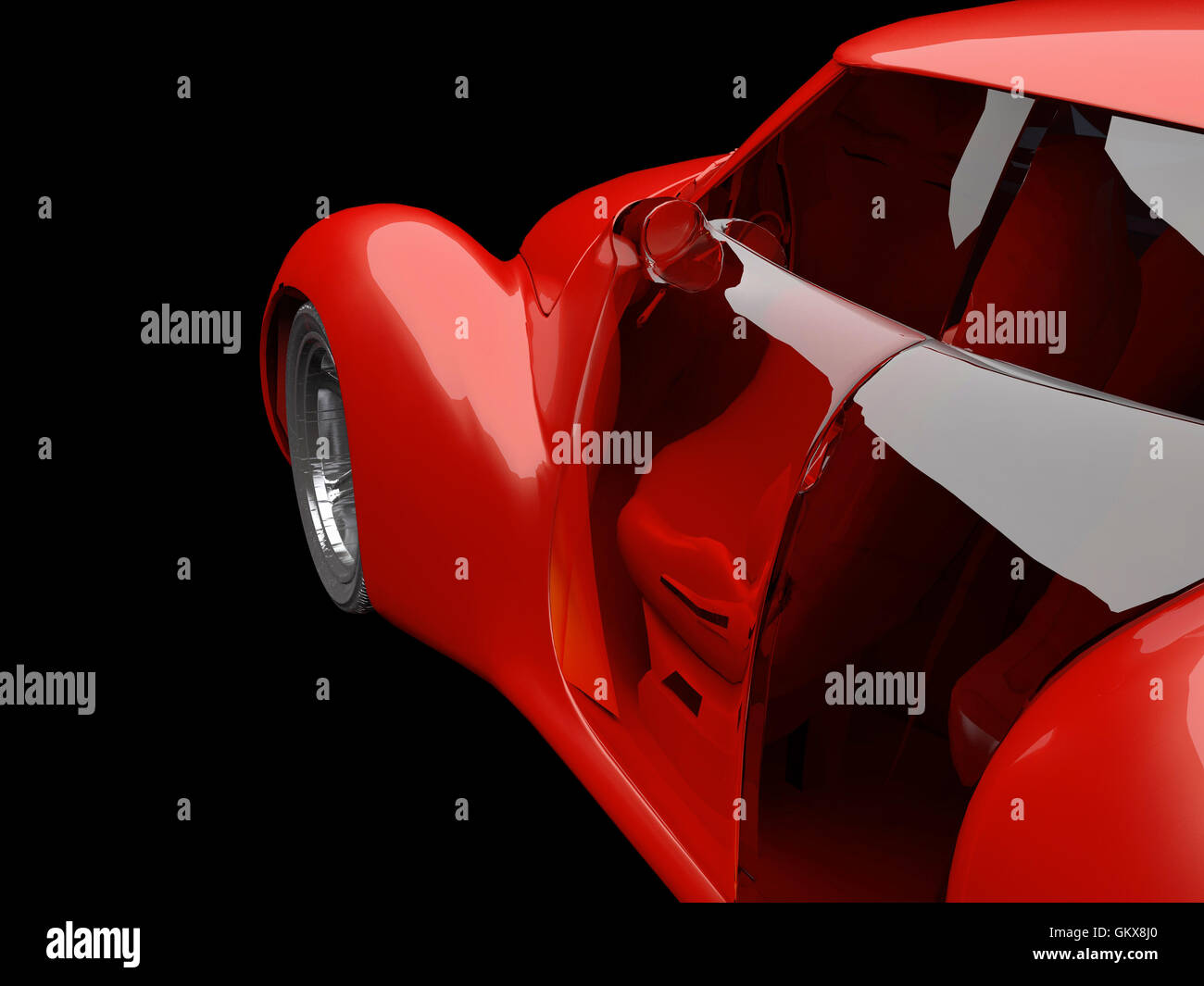 Generic model of car Stock Photo - Alamy