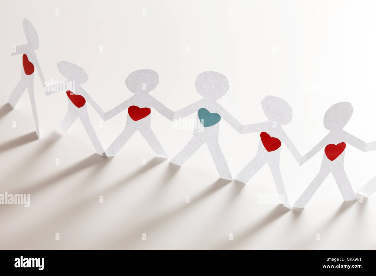 paper man team Stock Photo - Alamy