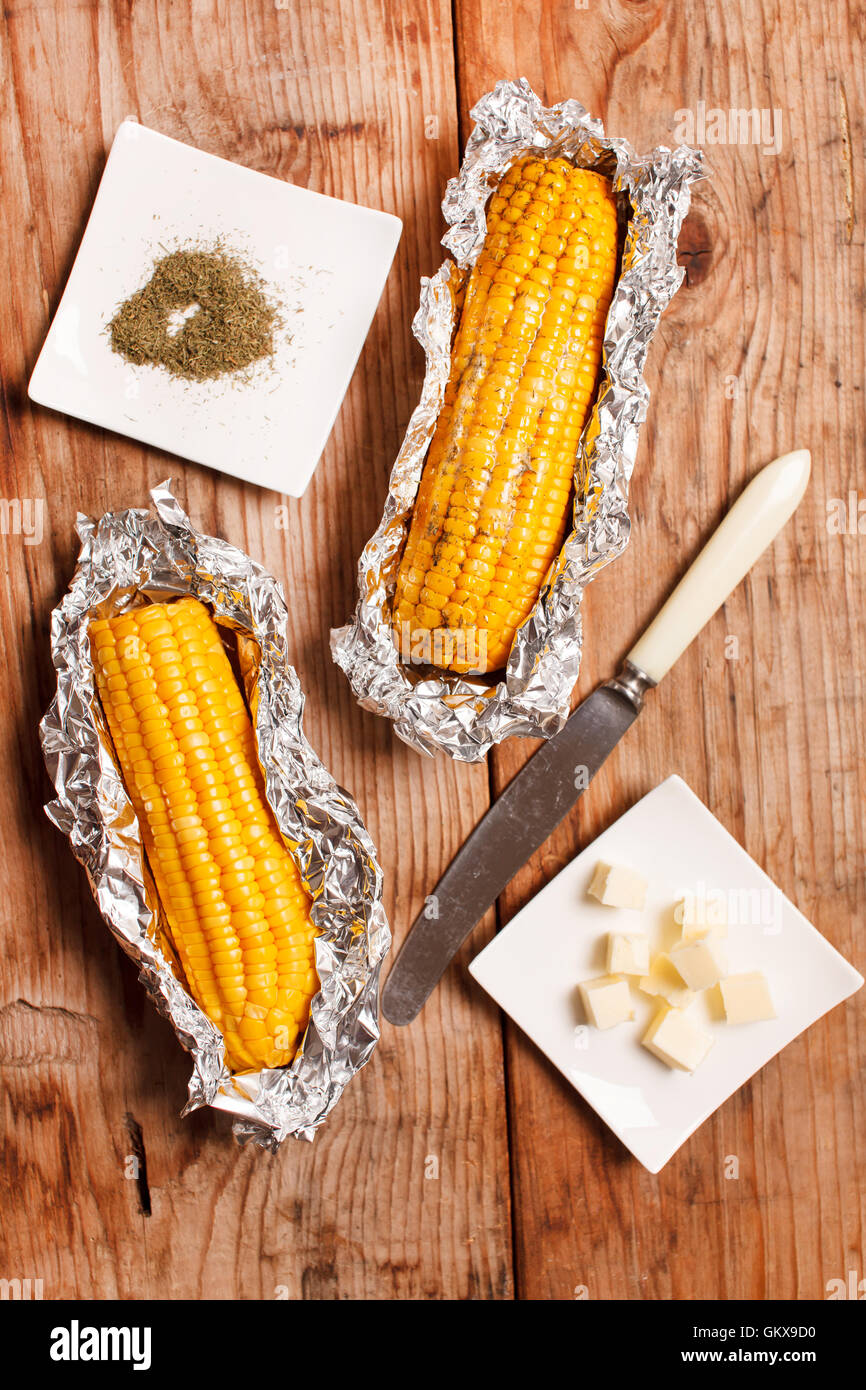 corn with butter Stock Photo - Alamy