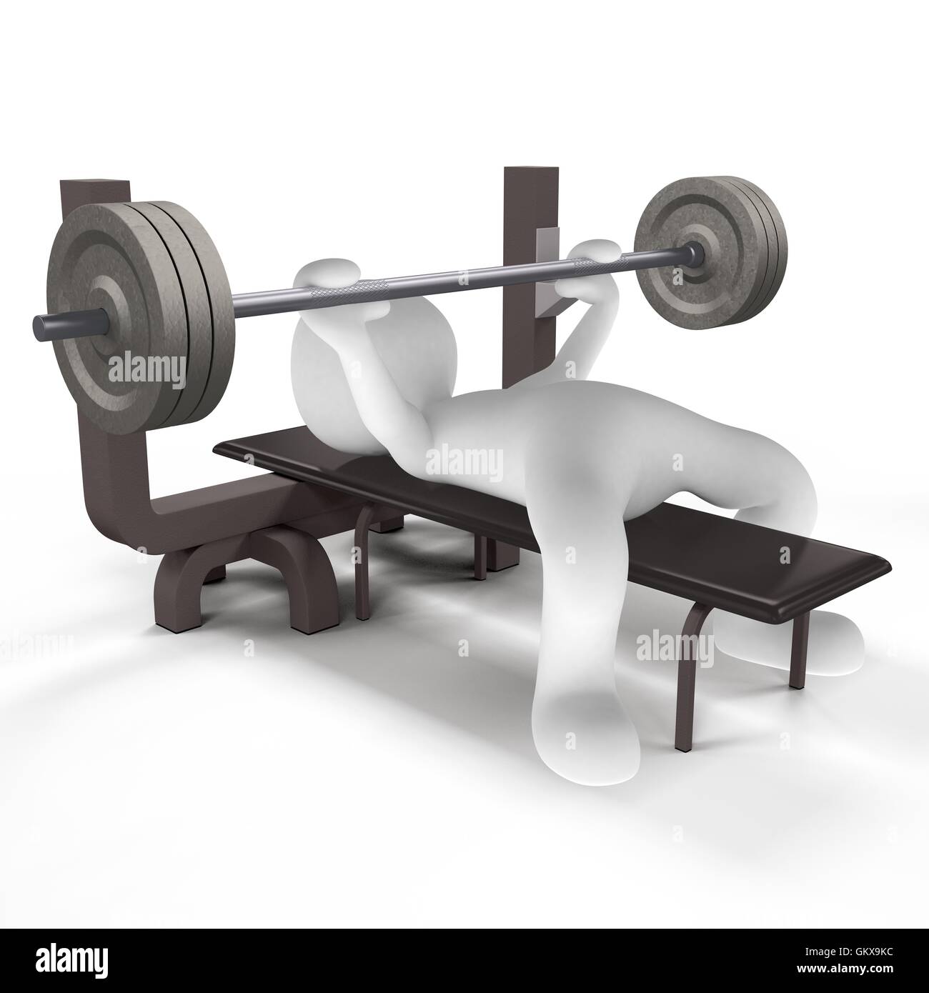 Muscles building Cut Out Stock Images & Pictures - Alamy