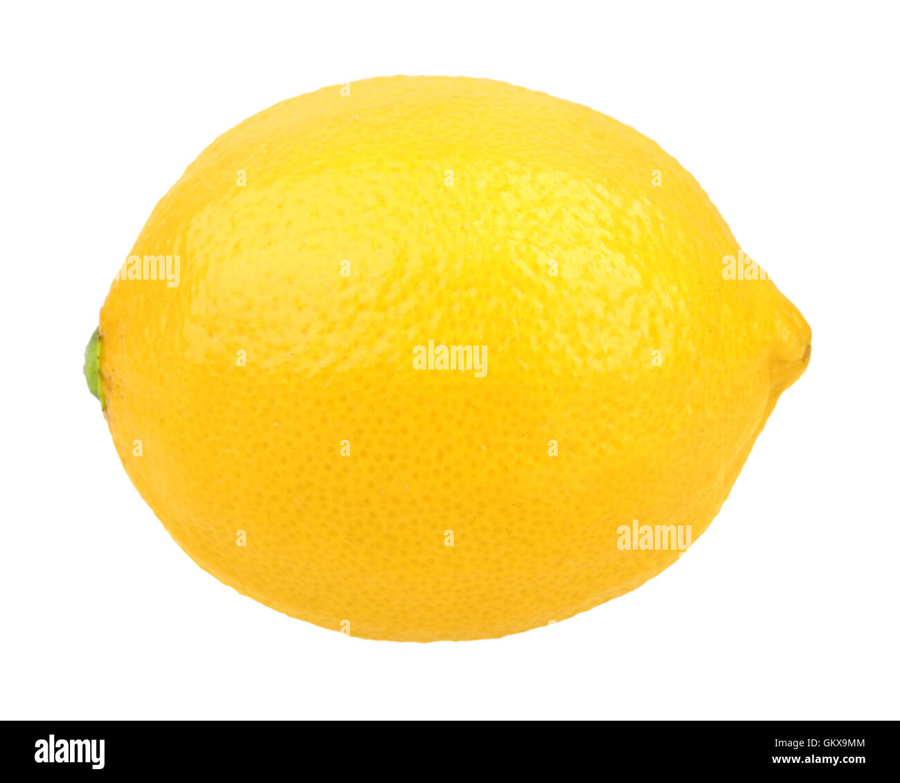 Single fresh yellow lemon Stock Photo - Alamy