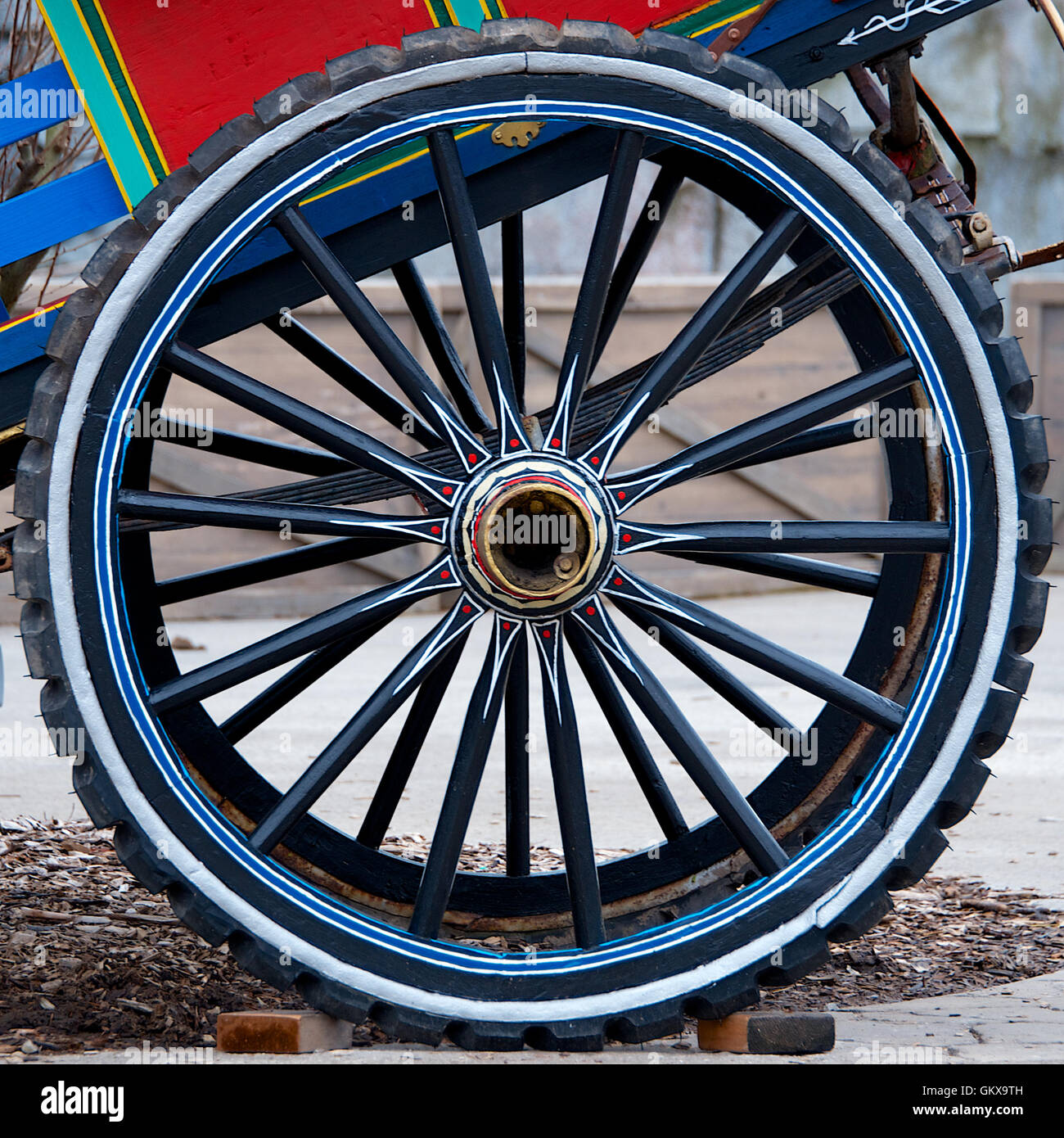 Blue cart hi-res stock photography and images - Alamy