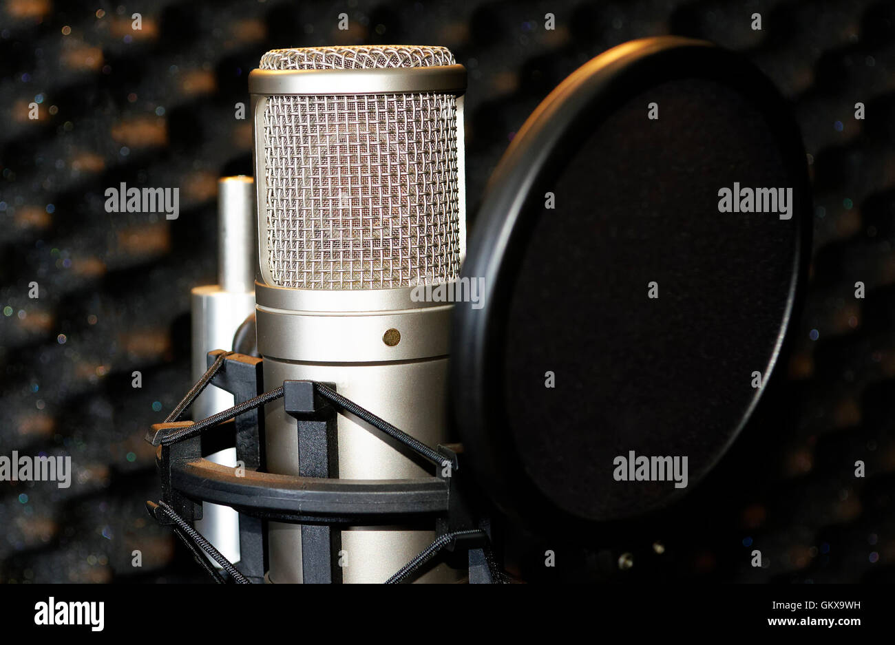 Audio recording mic hi-res stock photography and images - Alamy