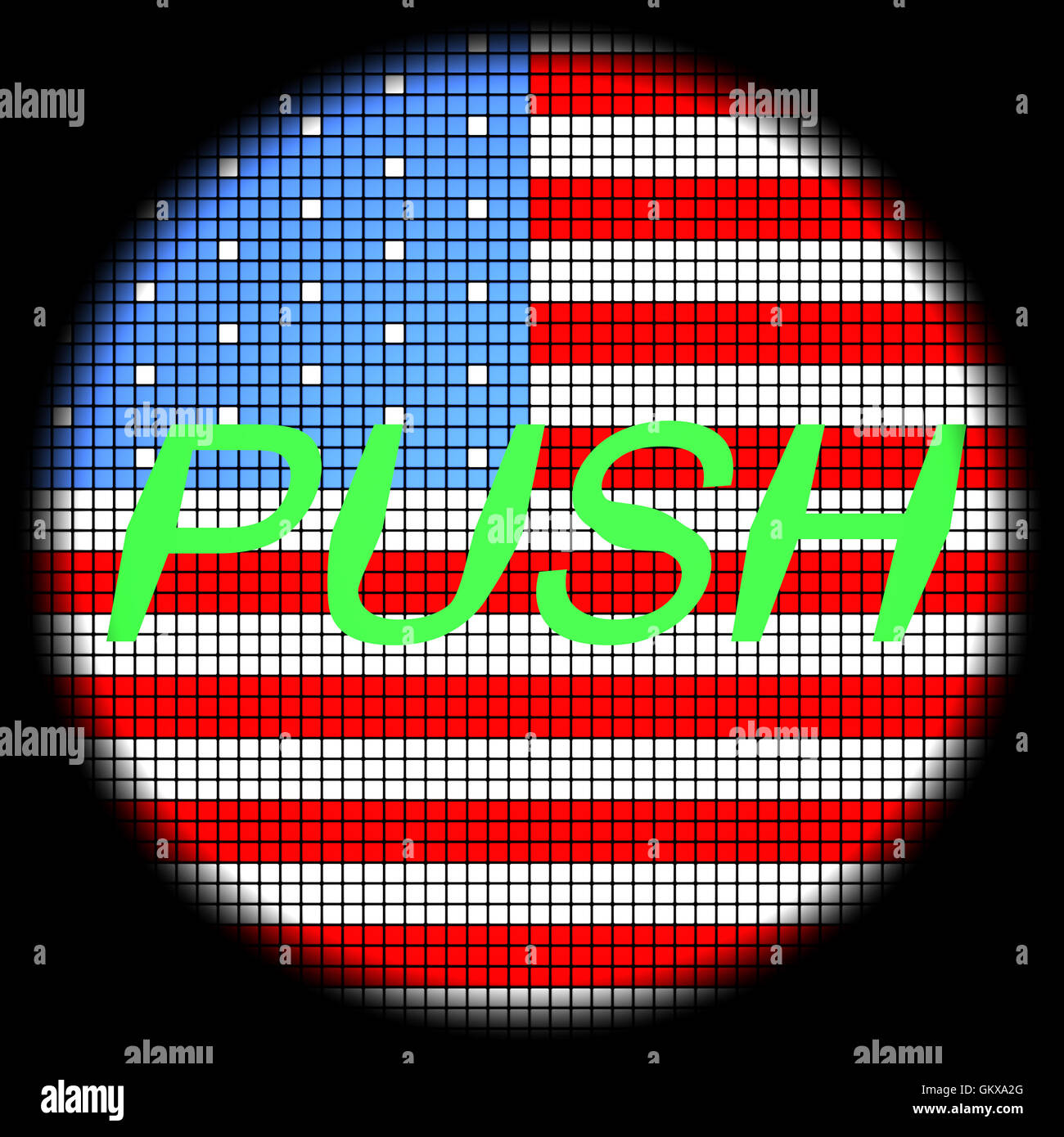 Push button artwork hi-res stock photography and images - Alamy