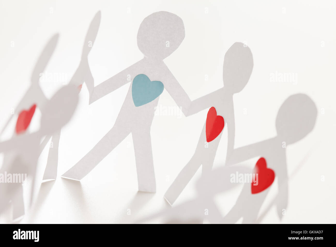 paper man team Stock Photo - Alamy