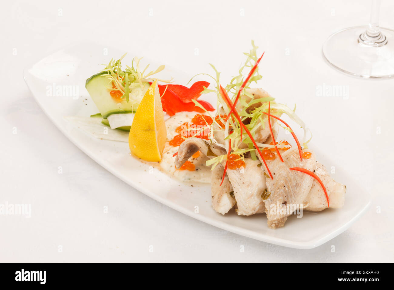 fish with vegetables Stock Photo - Alamy