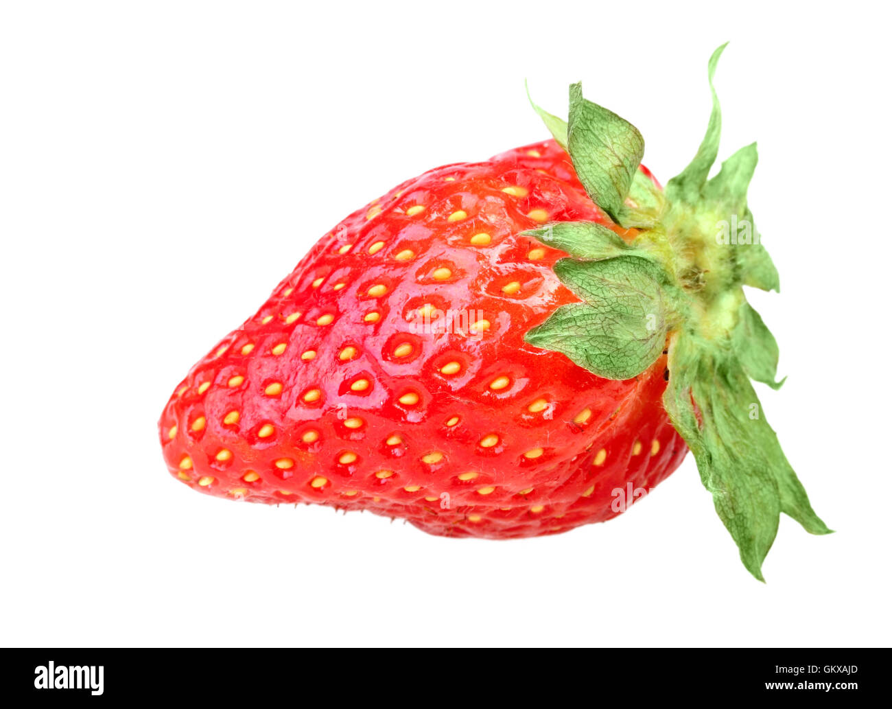One red berry of fresh strawberry Stock Photo - Alamy